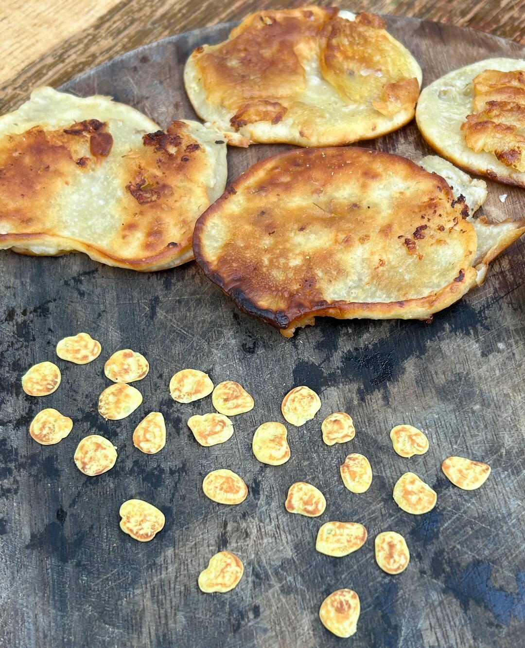 Miniature Tudor Food Elderflower Cheese and Egg Fritters 1/48 Scale ...