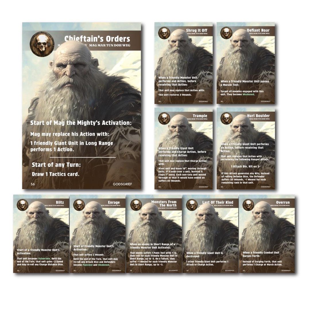 ASOIAF Custom Full Art Cards - Free Folk - Mag Commander Cards (PDF ...