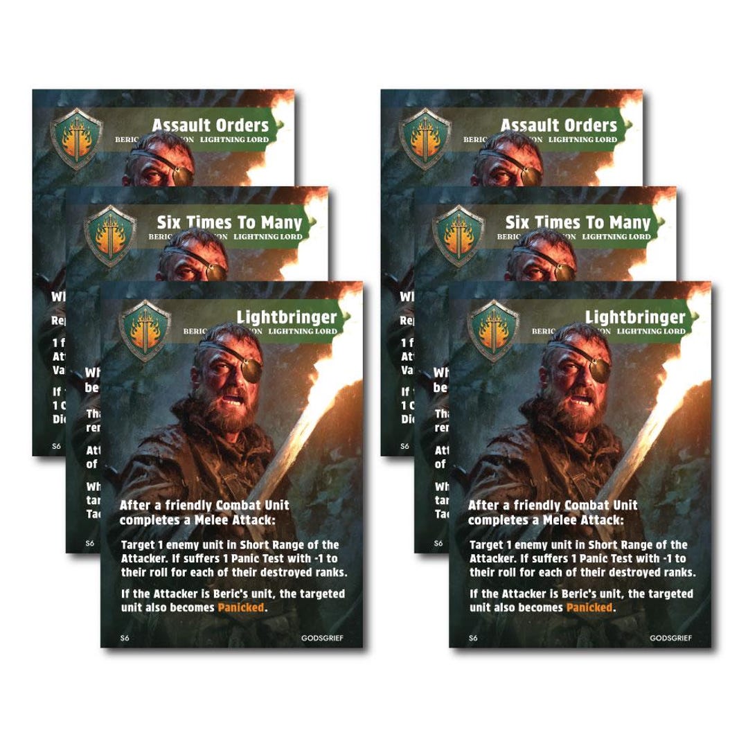 ASOIAF Custom Full Art Cards - Brotherhood - Beric Commander Cards (PDF ...