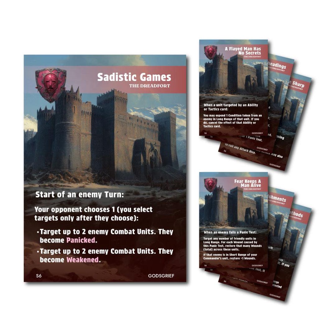 ASOIAF Custom Full Art Cards - Boltons - Base Deck Tactics Cards (pdfs ...