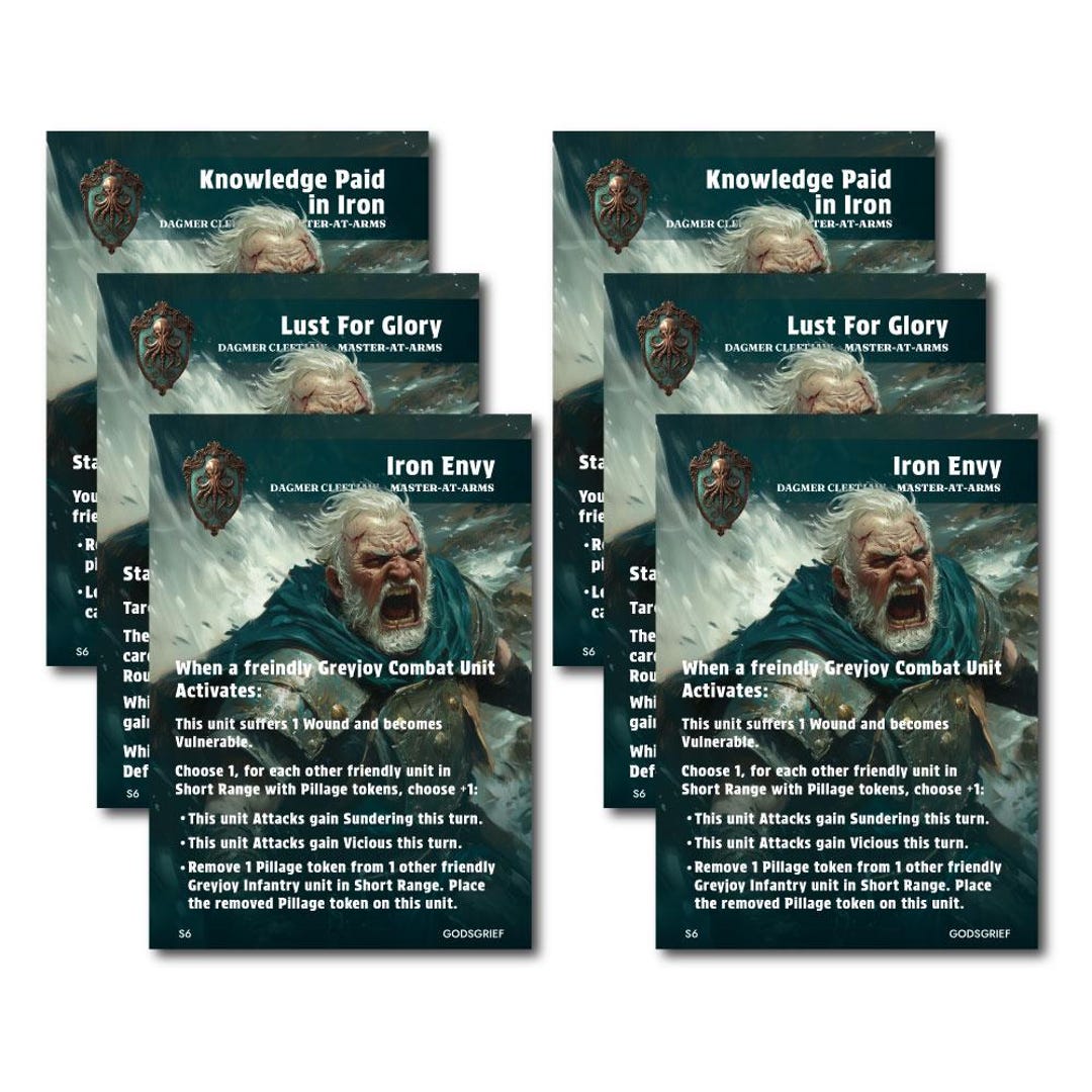 ASOIAF Custom Full Art Cards - Greyjoy - Dagmer Cleftjaw Commander ...
