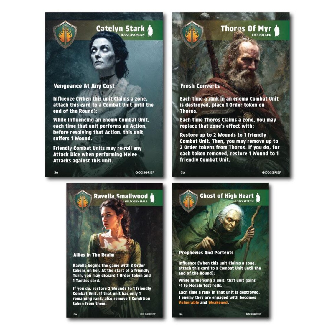 ASOIAF Custom Full Art Cards - Brotherhood - NCU Cards (PDF Ready for ...
