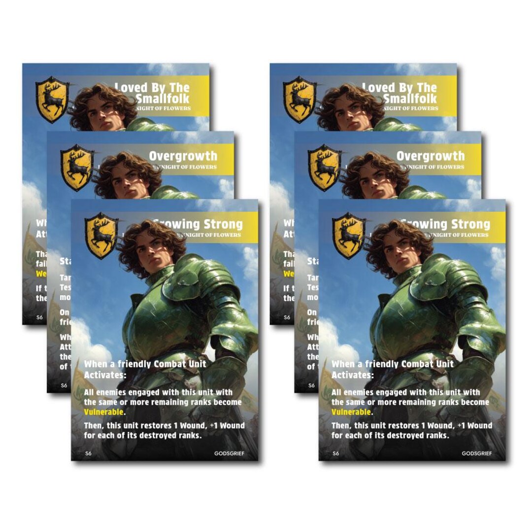 ASOIAF Custom Full Art Cards - Baratheon - Loras Commander Cards (PDF ...
