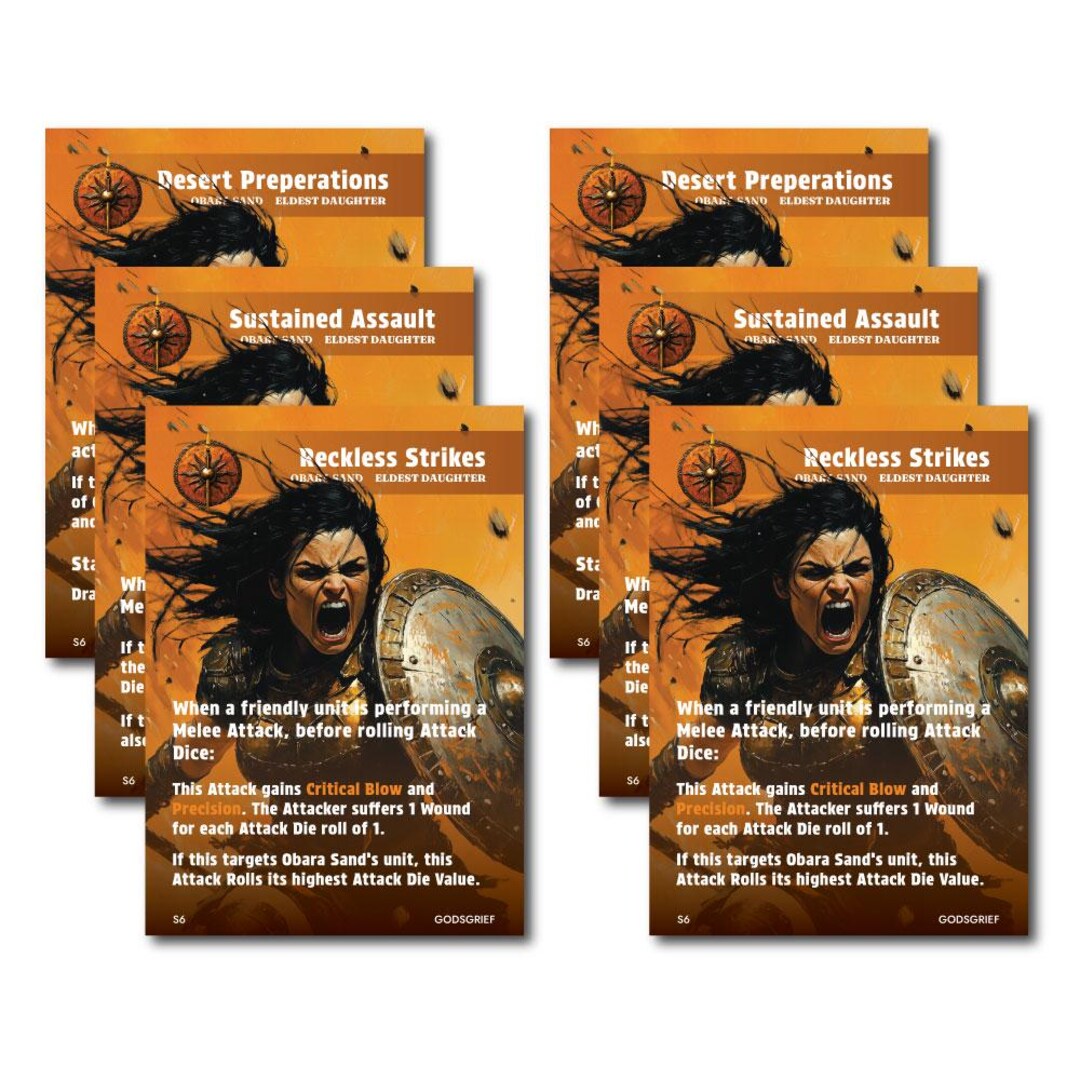 ASOIAF Custom Full Art Cards - Martell - Obara Commander Cards (PDF ...