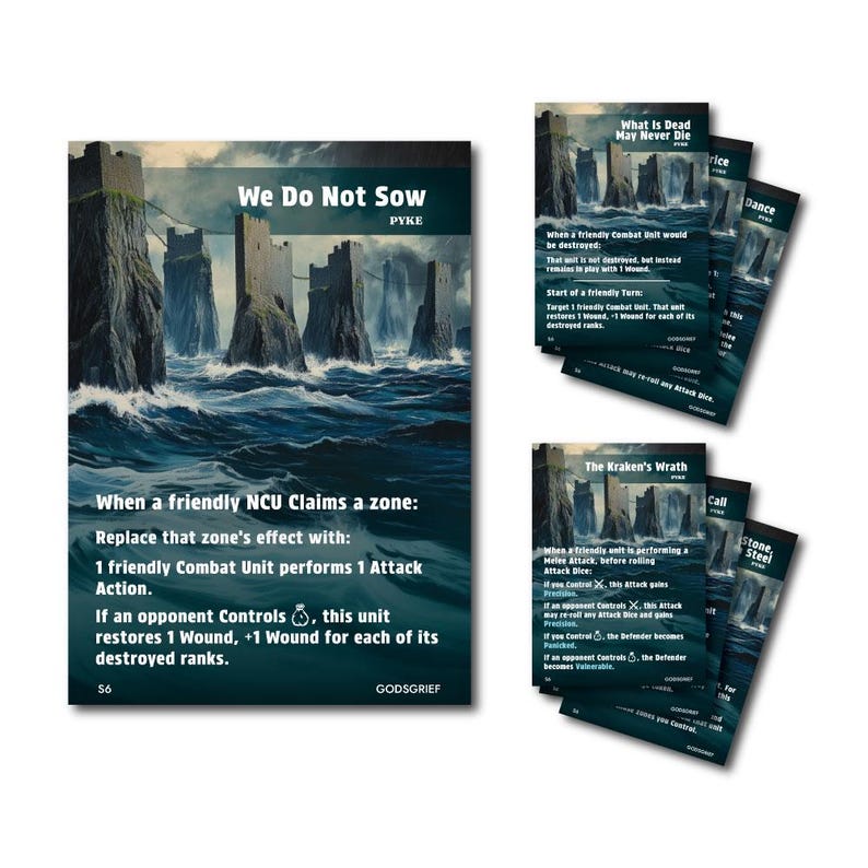 ASOIAF Custom Full Art Cards - Greyjoy - Base Deck Tactics Cards (pdfs ...