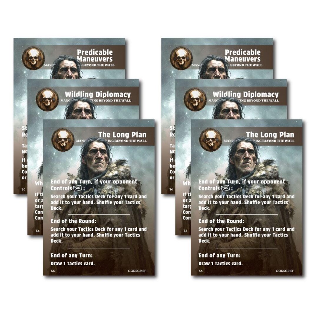 ASOIAF Custom Full Art Cards - Free Folk - Mance Commander Cards (PDF ...