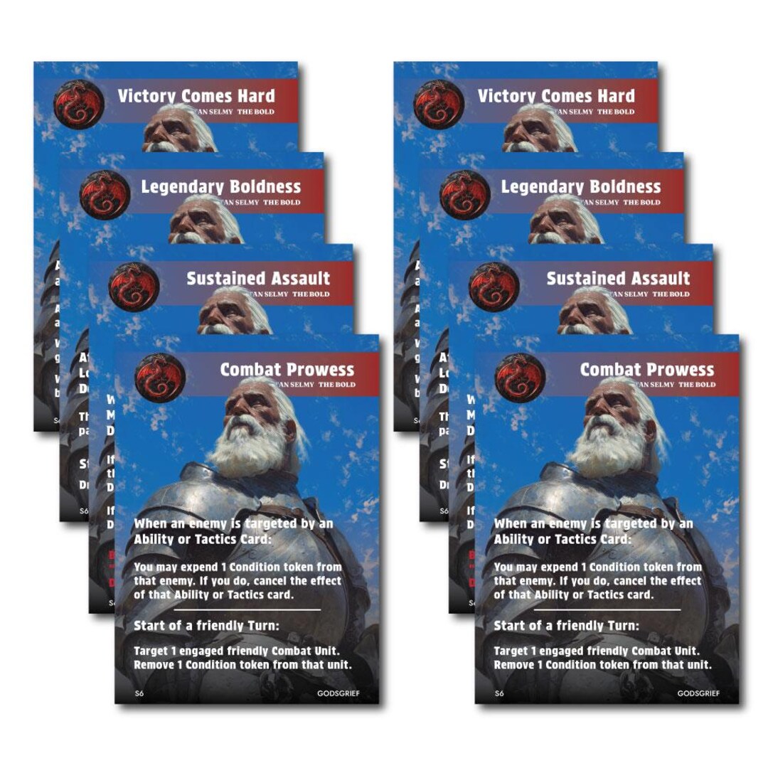ASOIAF Custom Full Art Cards - Targaryen - Barristan Commander Cards ...