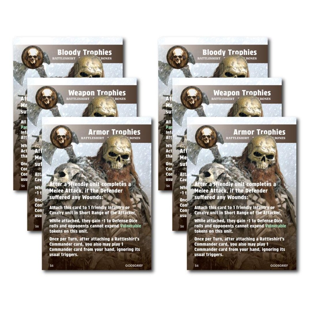 ASOIAF Custom Full Art Cards - Free Folk - Rattleshirt Commander Cards ...