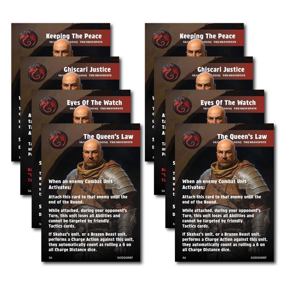 ASOIAF Custom Full Art Cards - Targaryen - Skahaz Commander Cards (PDF ...