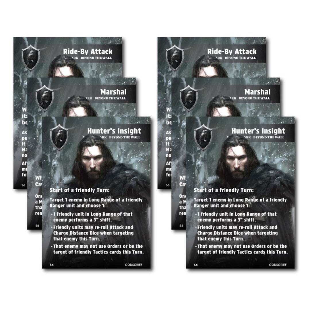 ASOIAF Custom Full Art Cards - Night's Watch - Benjen Stark (mounted ...