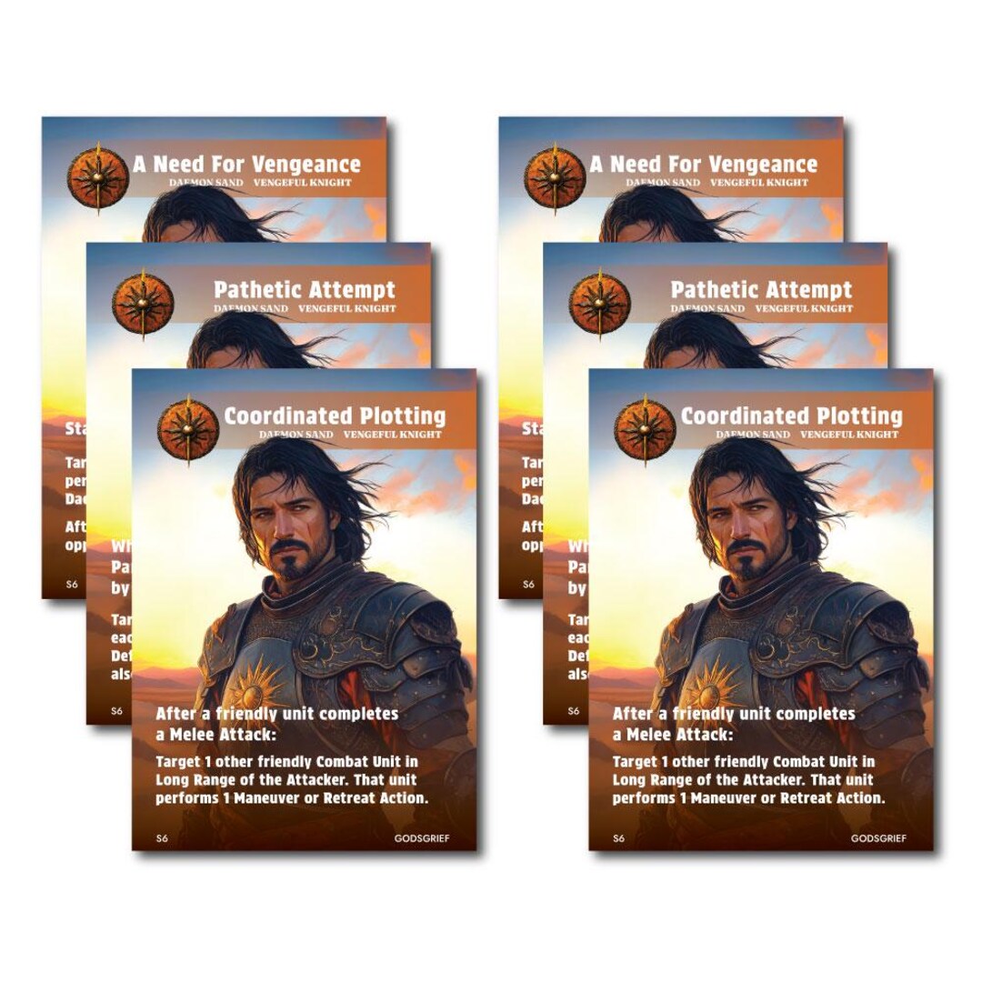 ASOIAF Custom Full Art Cards - Martell - Daemon Commander Cards (PDF ...
