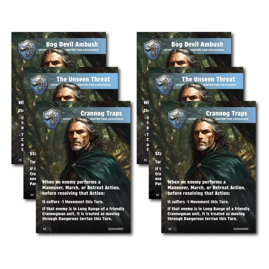 ASOIAF Custom Full Art Cards - Stark - Howland Commander Cards (PDF ...