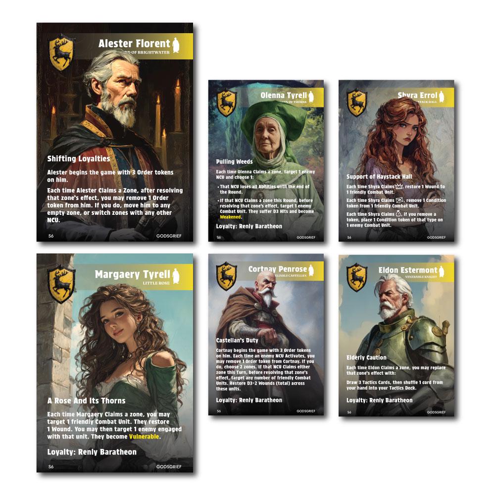 ASOIAF Custom Full Art Cards - Baratheon - Ncus (pdfs Ready for Print ...