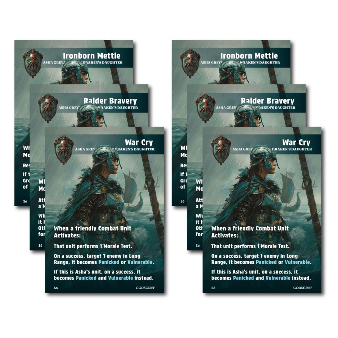ASOIAF Custom Full Art Cards - Greyjoy - Asha Greyjoy Commander Cards ...
