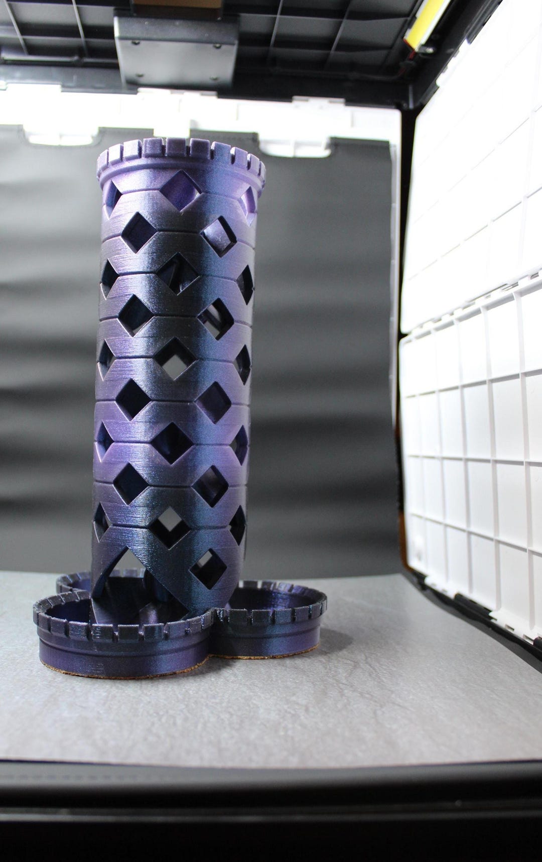3D Printed Dice Tower – Triple Helix Castle Roller for Tabletop Rpgs ...