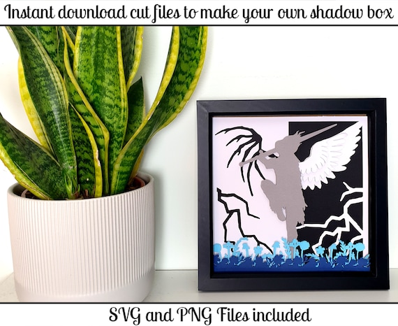 Yasha Critical Role SVG and PNG Cut Files for Shadow Box - Etsy