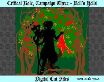 Fjord Critical Role SVG and PNG Cut Files for Shadow Box - Etsy UK