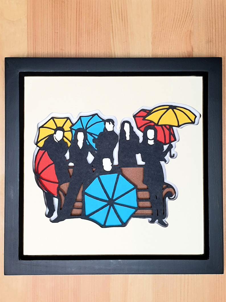 Friends - Shadow Box SVG and PNG Cut Files - Etsy UK