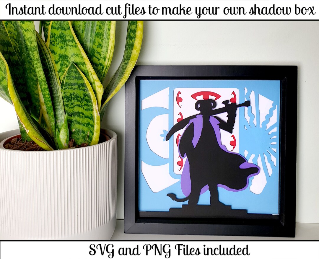 Mollymauk - Critical Role - SVG and PNG Cut Files for Shadow Box - Etsy