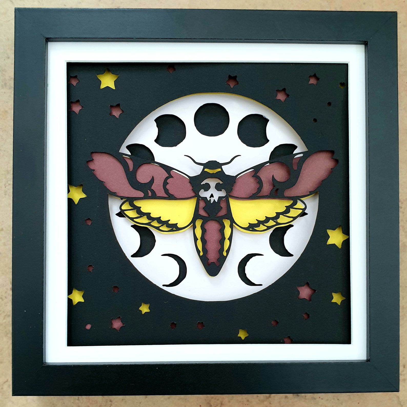 Death's-head Hawkmoth SVG and PNG Cut Files for Shadow - Etsy UK