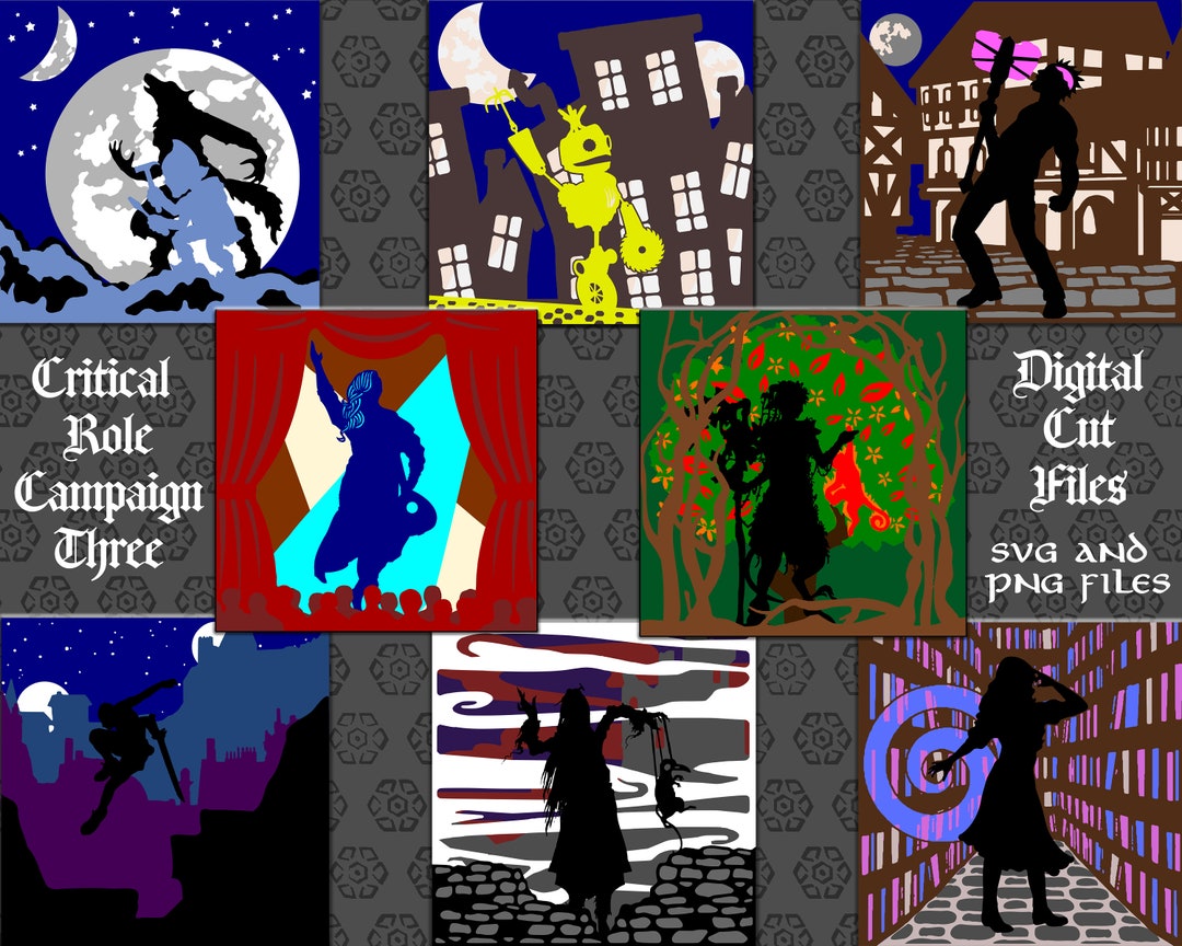Bell's Hells Collection Critical Role - Shadow Box SVG and PNG Cut ...