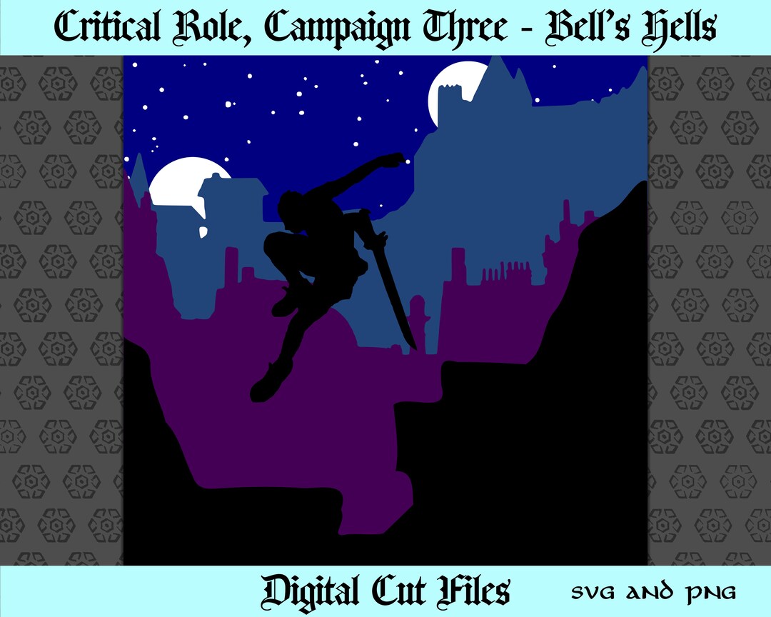 Orym Critical Role SVG and PNG Cut Files for Shadow Box - Etsy