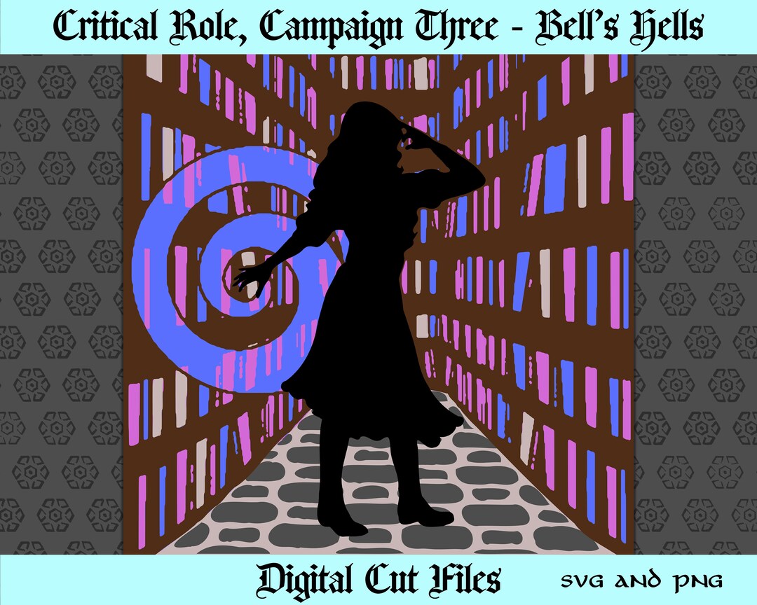 Imogen Critical Role SVG and PNG Cut Files for Shadow Box - Etsy