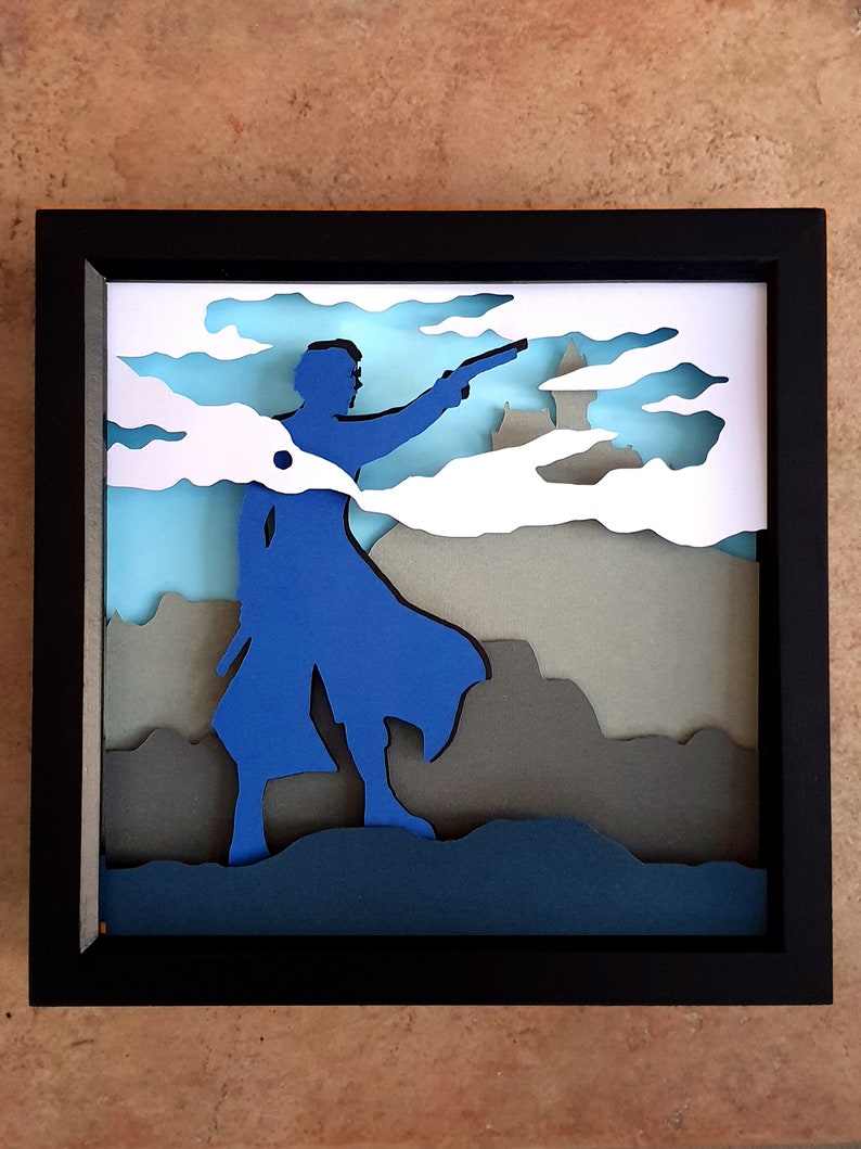 Percy Critical Role Shadow Box SVG and PNG Cut Files - Etsy