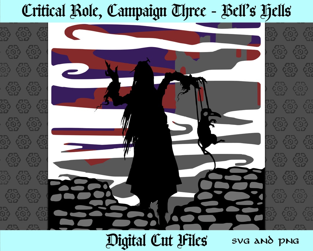 Laudna - Critical Role - SVG and PNG Cut Files for Shadow Box - Etsy