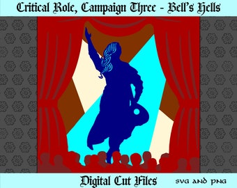 Fjord Critical Role SVG and PNG Cut Files for Shadow Box - Etsy UK