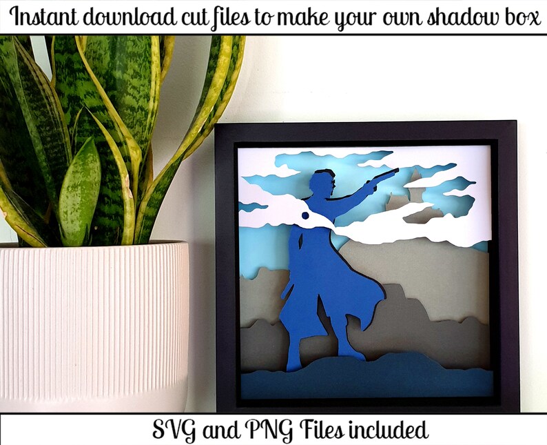 Percy Critical Role Shadow Box SVG and PNG Cut Files - Etsy
