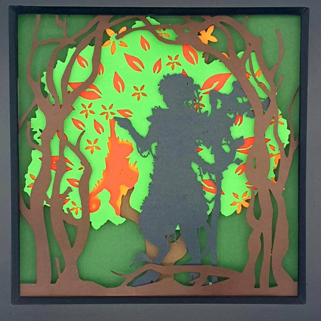 Fearne Critical Role SVG and PNG Cut Files for Shadow Box - Etsy Australia