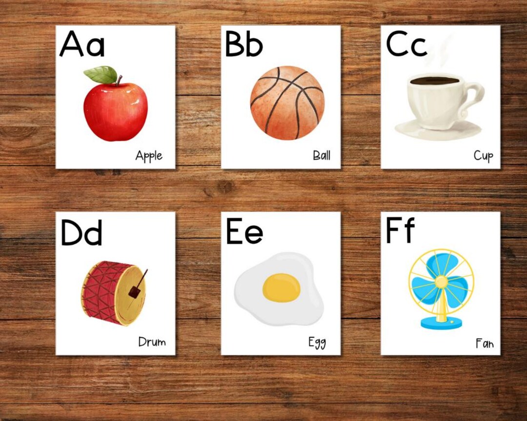 Phonics Alphabet Flashcards - Etsy