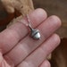Silver Acorn Pendant Small Oak Tree Charm Nature Treasure - Etsy