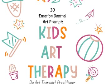 30 Kids Art Therapy Prompts – Printable Emotional Regulation Workbook ...
