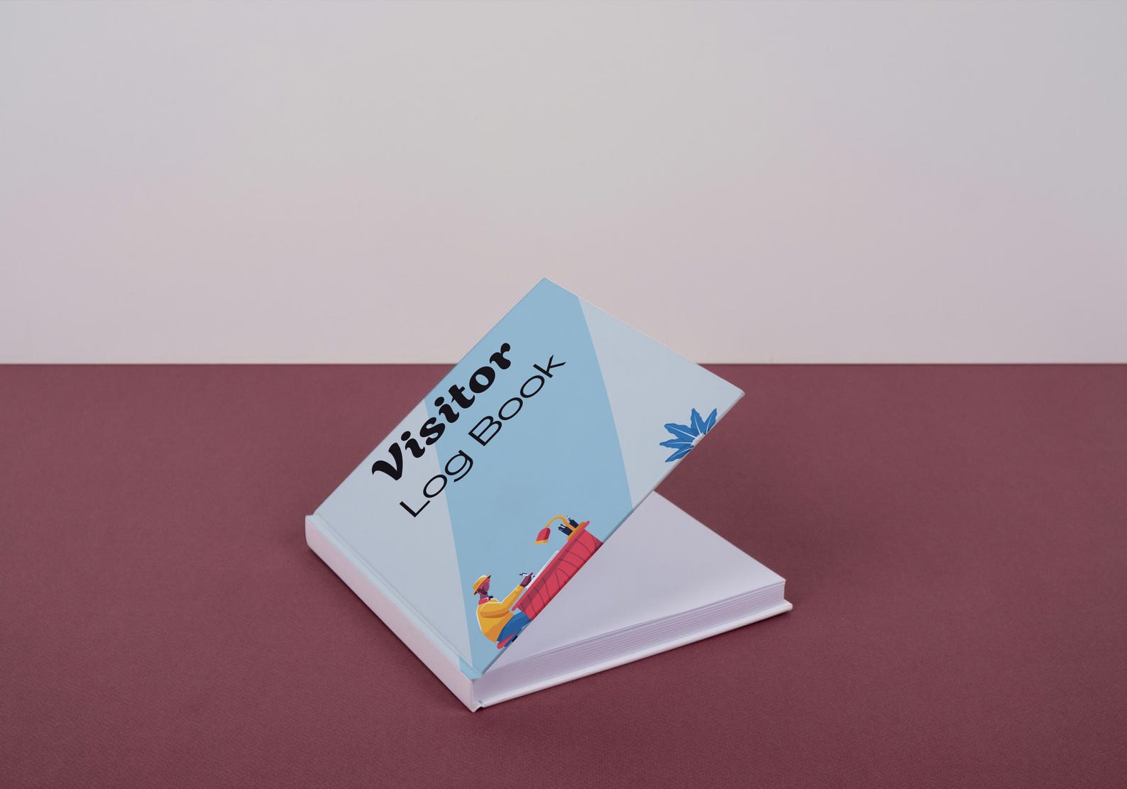 Visitor Log Book | Guest Sign-in Register for Office, School, Clinic ...