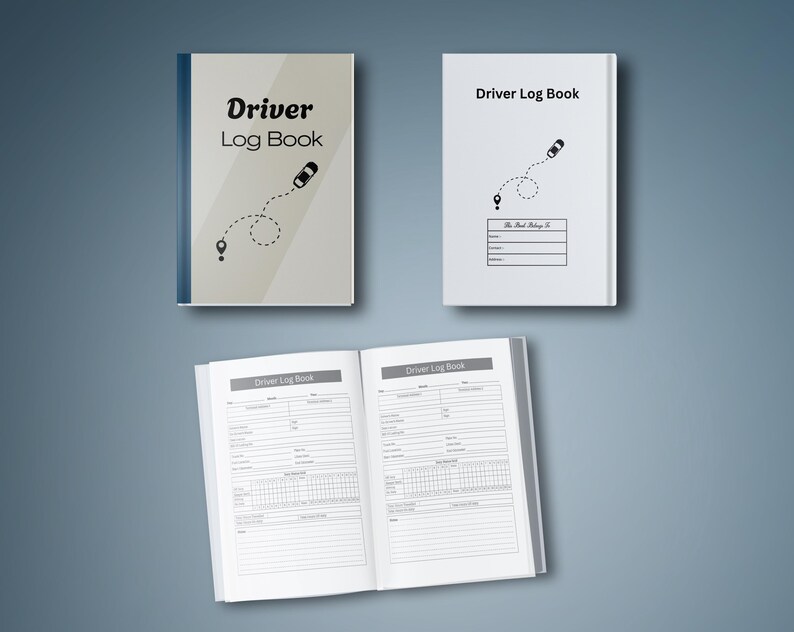 Printable Driver Log Book | Digital Mileage, Fuel & Maintenance Tracker ...