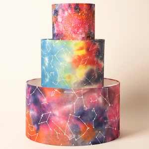 Space Inspired Handmade Lampshade - Etsy