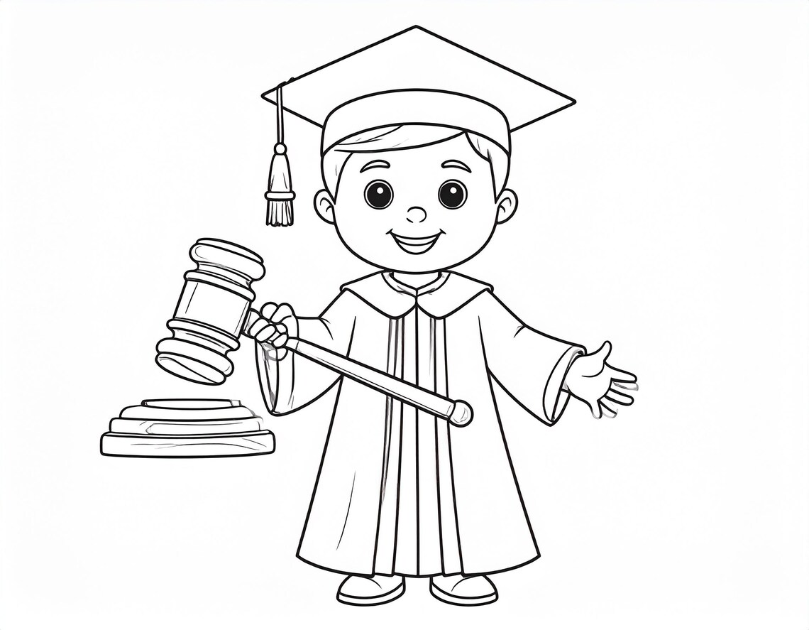 Jobs & Occupations Coloring Book for Kids – 40 Printable Pages ...