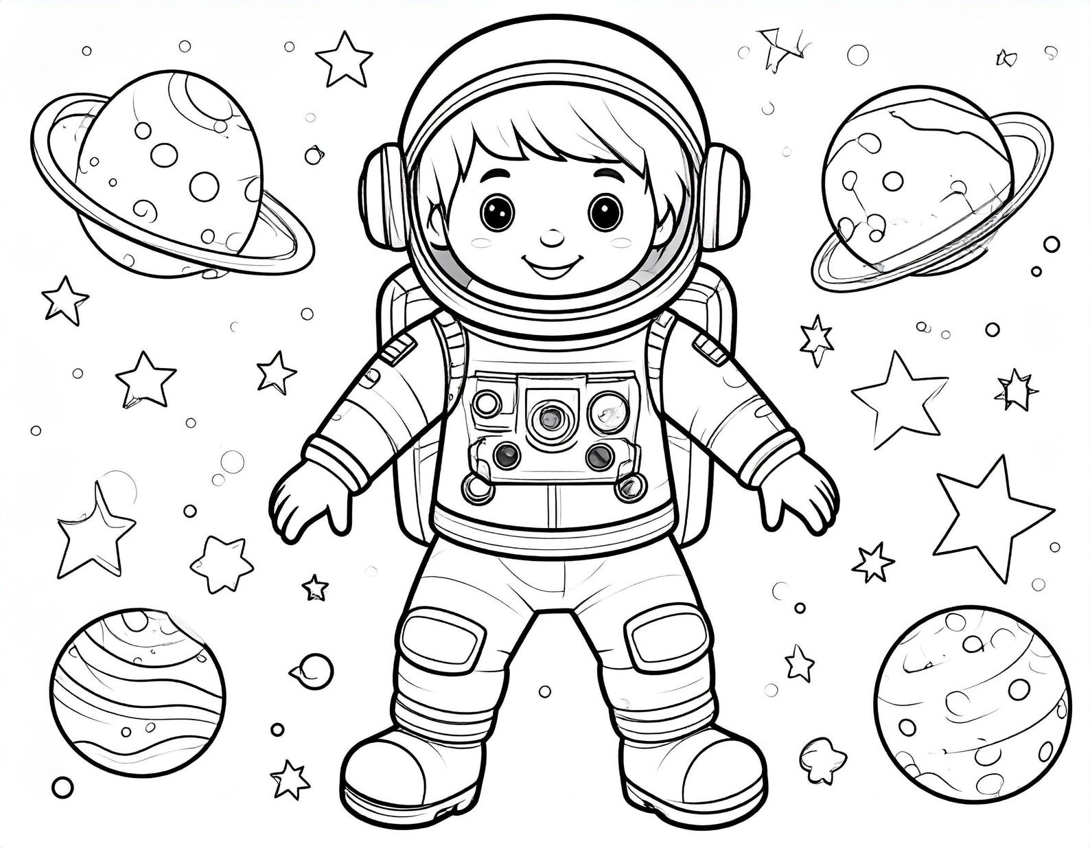 Jobs & Occupations Coloring Book for Kids – 40 Printable Pages ...