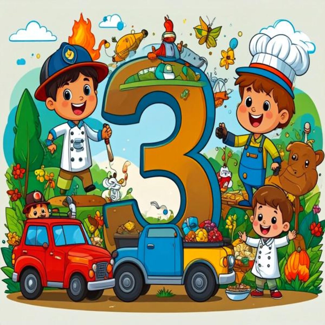 Jobs & Occupations Coloring Book for Kids – 40 Printable Pages ...