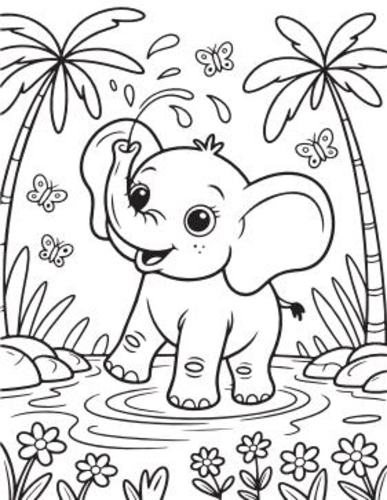 100+ Baby Animals Coloring Pages for Kids, Printable Animal Activity ...