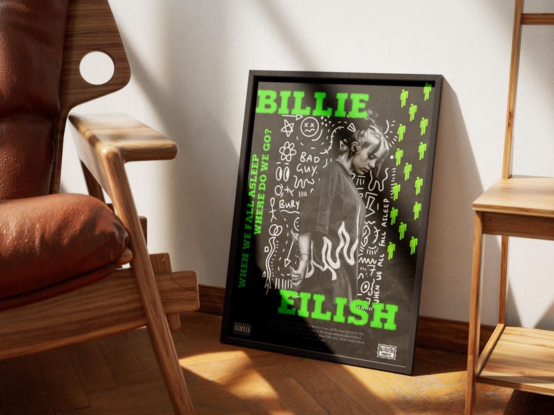 Billie Eilish Digital Print - Etsy