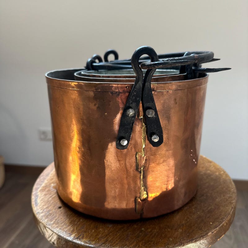 Vintage Copper Pots - Etsy