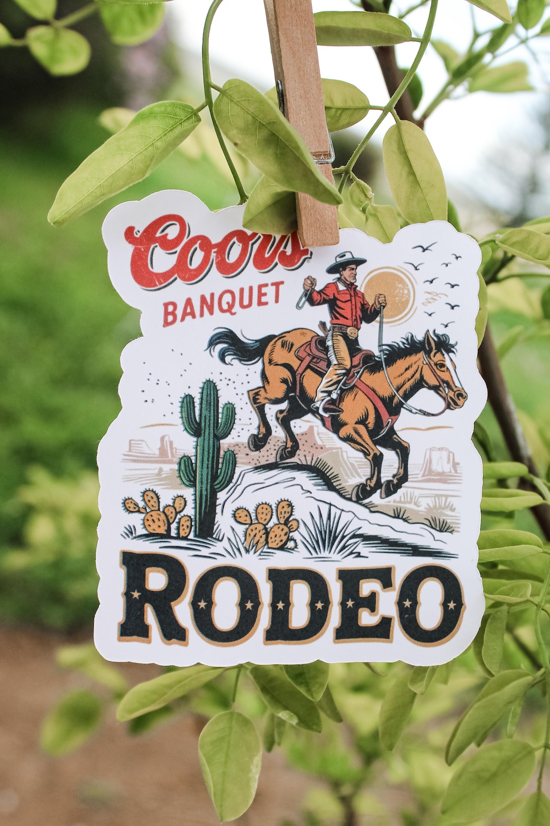 Banquet Rodeo Cowboy Sticker - Etsy