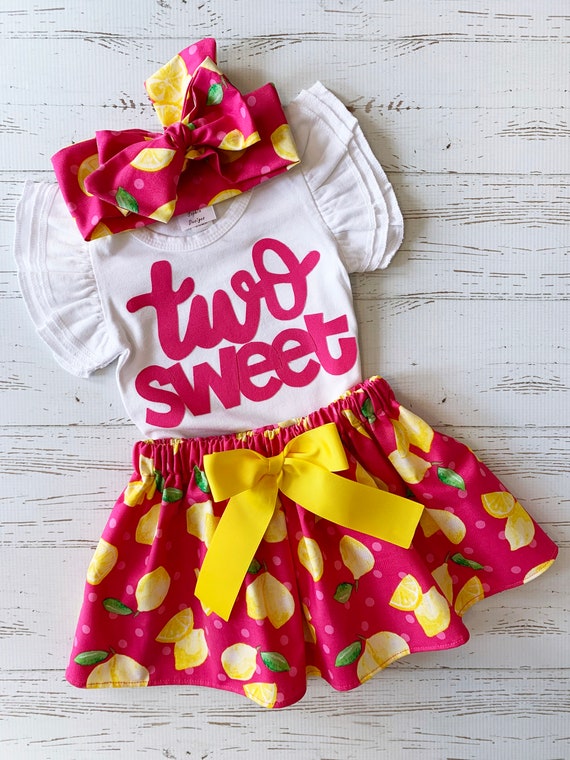Pink Lemonade Birthday Outfit Lemon Birthday Dress Summer | Etsy