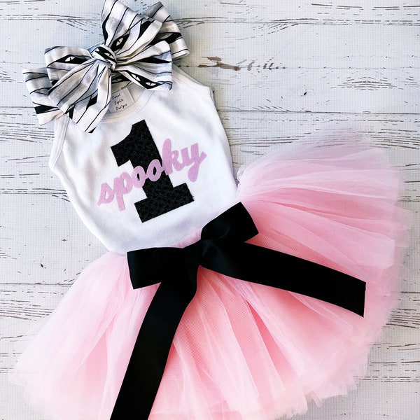 Spooky One Birthday Girl Outfit - Etsy