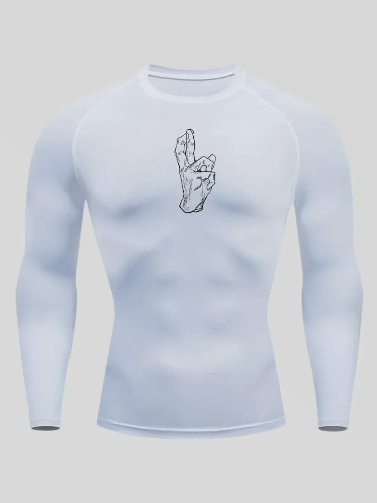 Satoru Gojo Compression Shirt Long Sleeve - Etsy