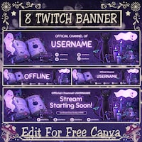 Kawaii Pastel Goth Bat Twitch Overlay - Etsy Canada
