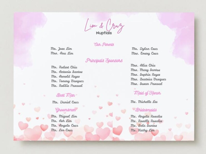 Wedding Invitation Card Editable Canva Template - Etsy